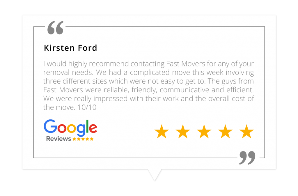 Moving Home – Fast Movers